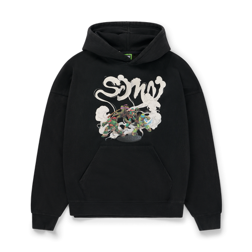 SDMN x TMNT Smoke Hoodie [Vintage Black]